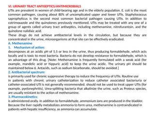 Quinolones, Folic Acid Antagonist and Urinary tract antiseptics | PPTX