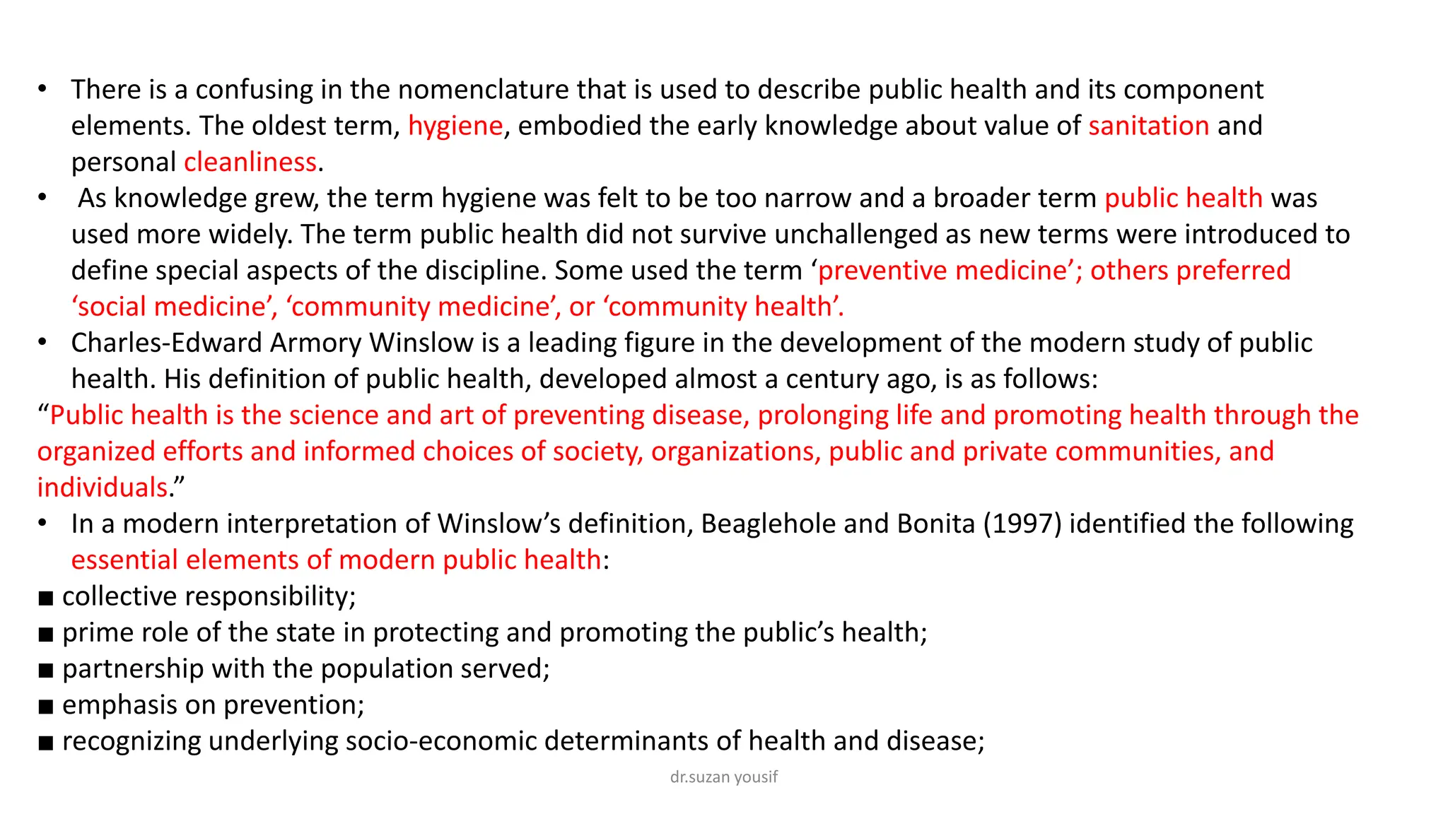 Public Health and Environment, MPH, ENvi | PPTX