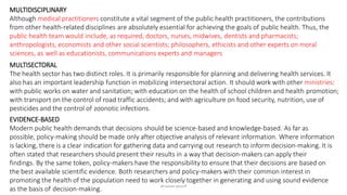 Public Health and Environment, MPH, ENvi | PPTX