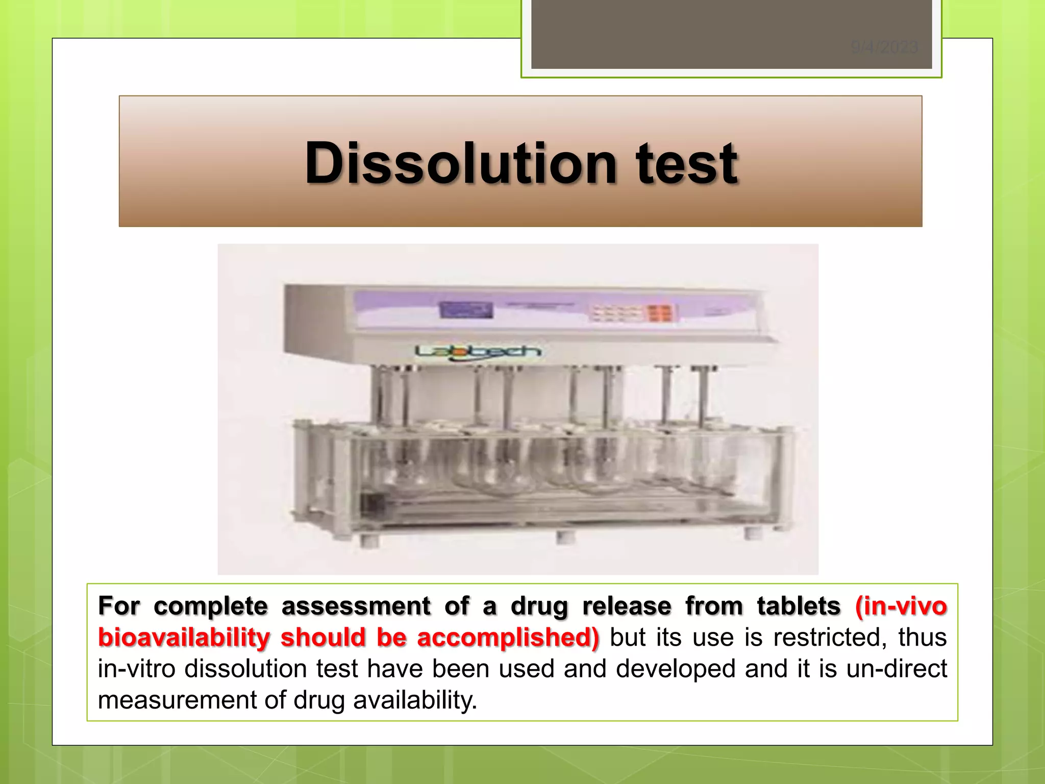 dissolution test apparatus | PPT