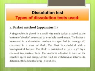 dissolution test apparatus | PPT
