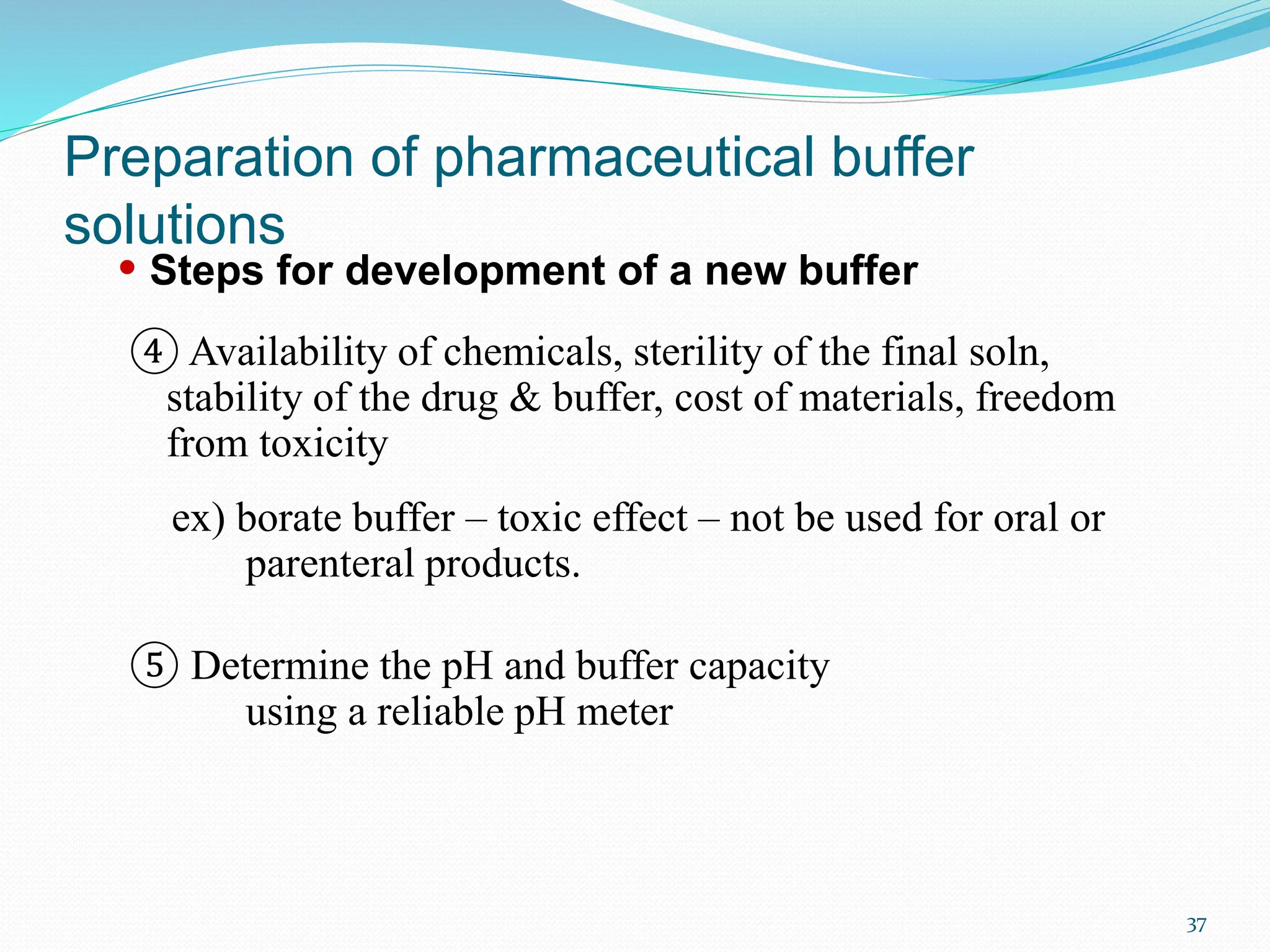 BufferpptxBuffer solutions freezing poin tonicity osmosis etc Isotonic ...