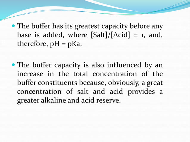 BufferpptxBuffer solutions freezing poin tonicity osmosis etc Isotonic ...