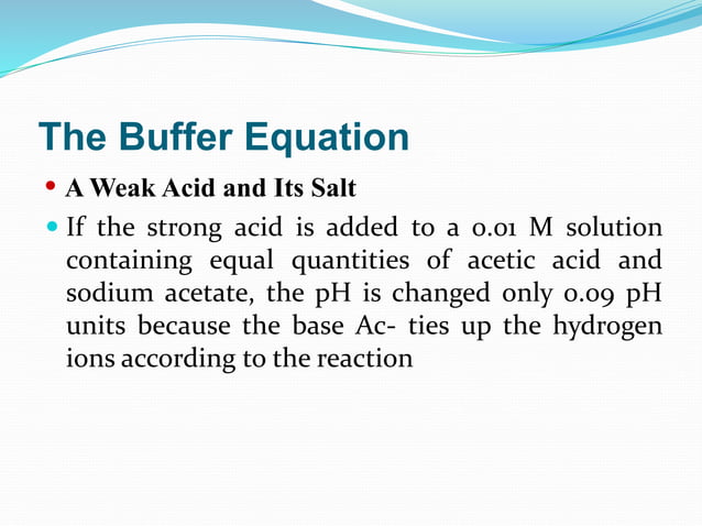 BufferpptxBuffer solutions freezing poin tonicity osmosis etc Isotonic ...