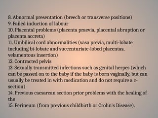 PowerPoint presentation on Cesarean section | PPT