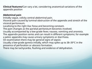 appendicitis acute n chronic . | PPTX