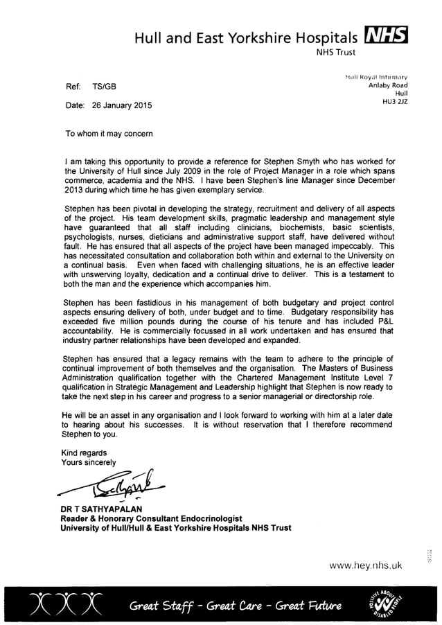 NHS Reference | PDF