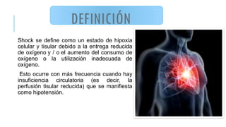 TIPOS DE SHOCK enfermeria hospitalaria.. | PPTX