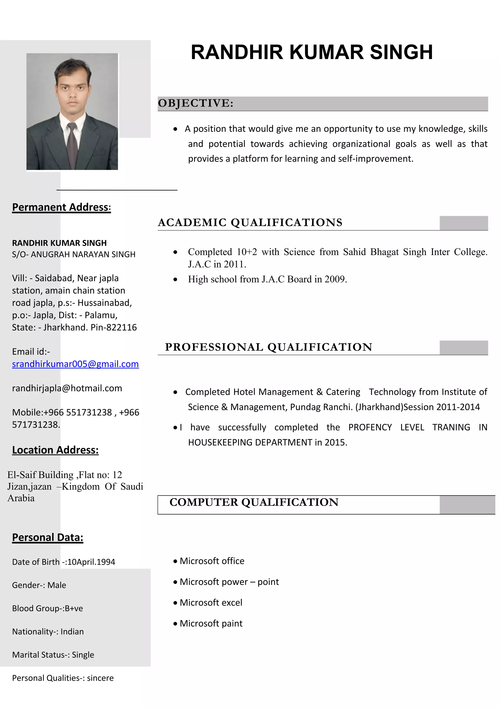 RANDHIR KUMAR SINGH(2) | DOC