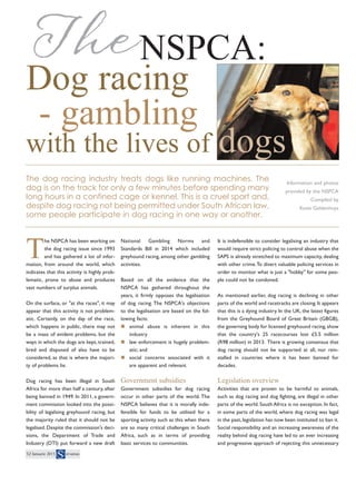 nspca - dog racing | PDF