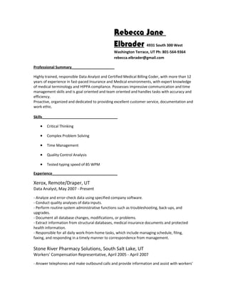 Resume | RTF