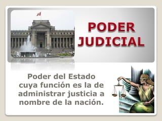Poder Ejecutivo y Judicial | PPTX