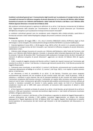 Contratto-tipo erogazione incentivi nuovo conto termico | PDF