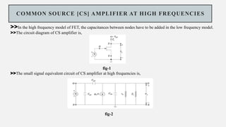 high frequency analysis of fet common source amplifier.pptx