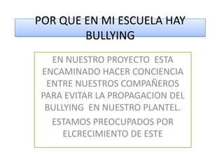 421. no al bullying | PPTX