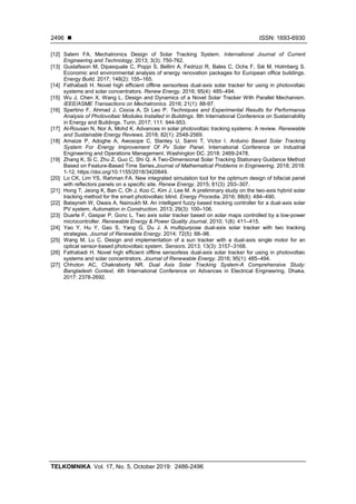 Design and implementation of smart electronic solar tracker based on Arduino | PDF