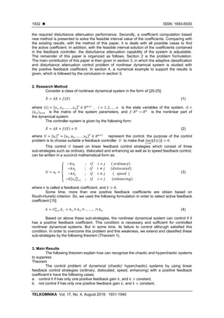 Strategies of linear feedback control and its classification | PDF