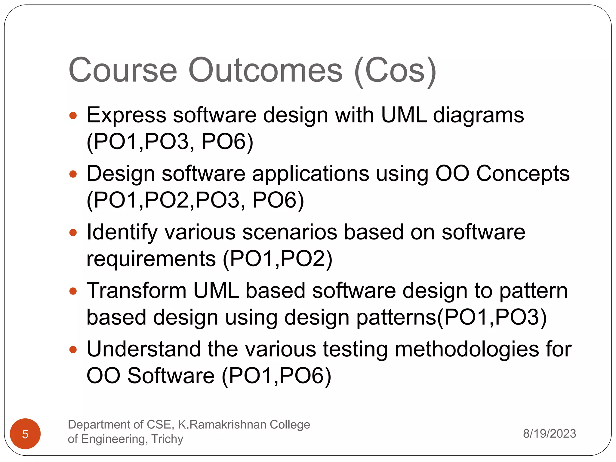 421215833-UNIT-1-OOAD-ppt.ppt | Programming Languages | Computing
