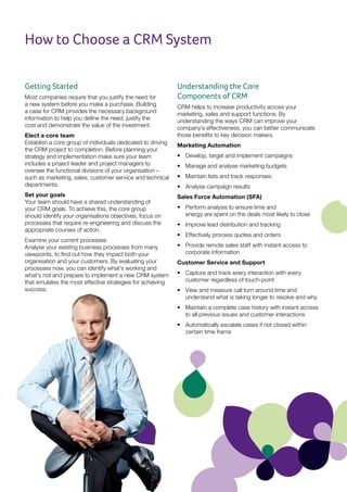 421301 howtochooseacrm leaflet | PDF