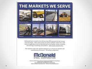 McDonald Steel Presentation | PPTX