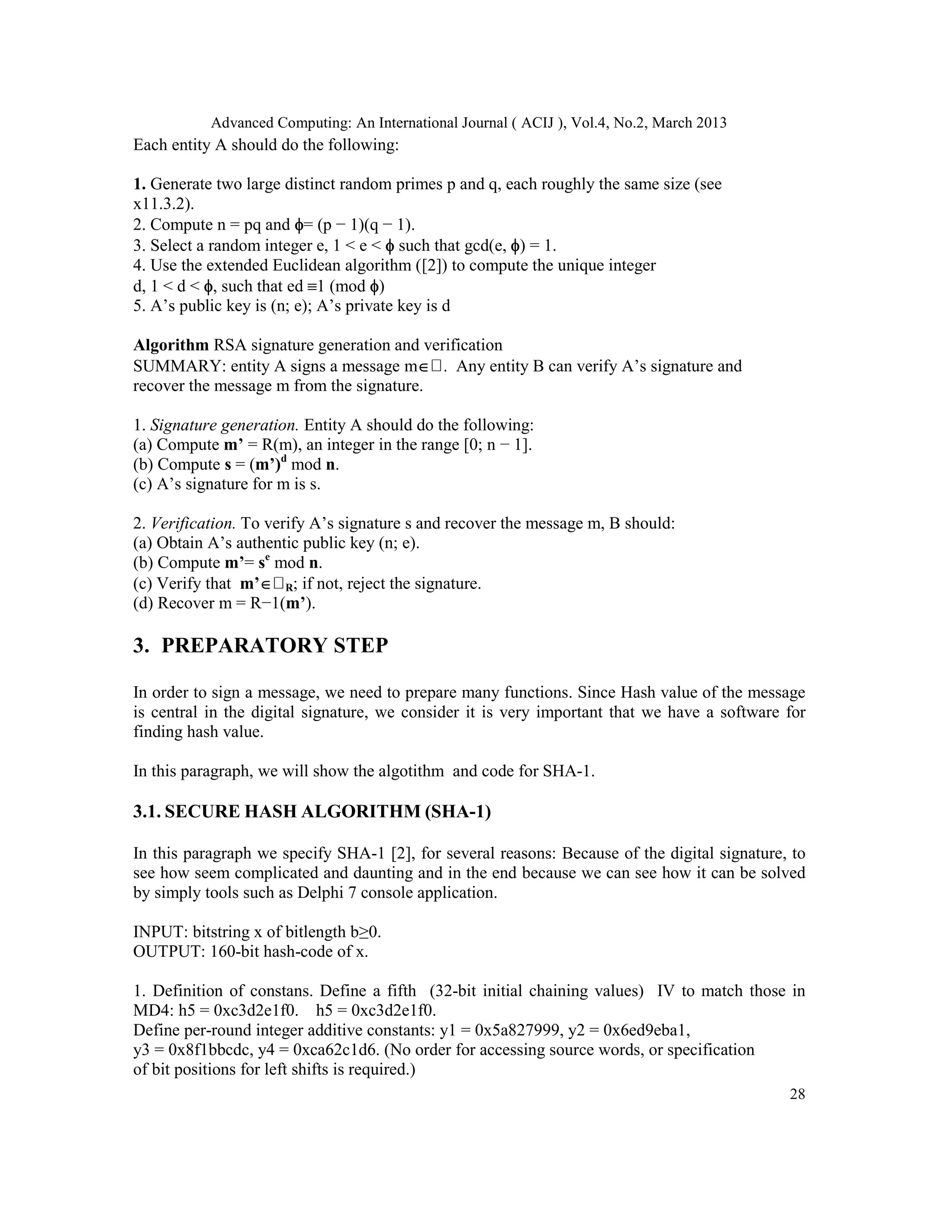 RSA SIGNATURE: BEHIND THE SCENES | PDF