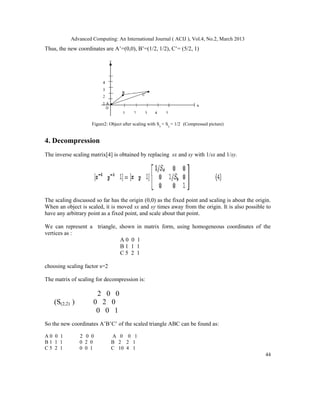Scaling Transform Methods For Compressing a 2D Graphical image | PDF