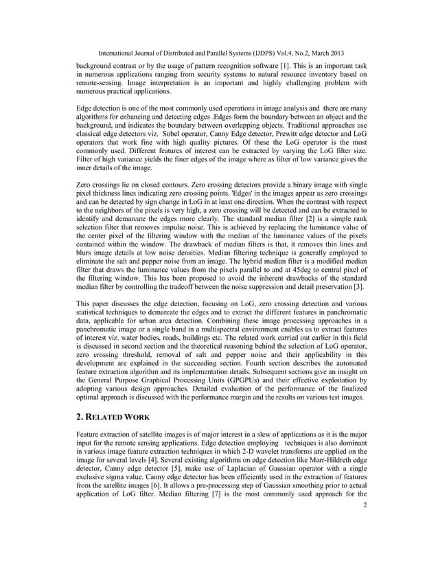 Gpu Accelerated Automated Feature Extraction From Satellite Images Pdf