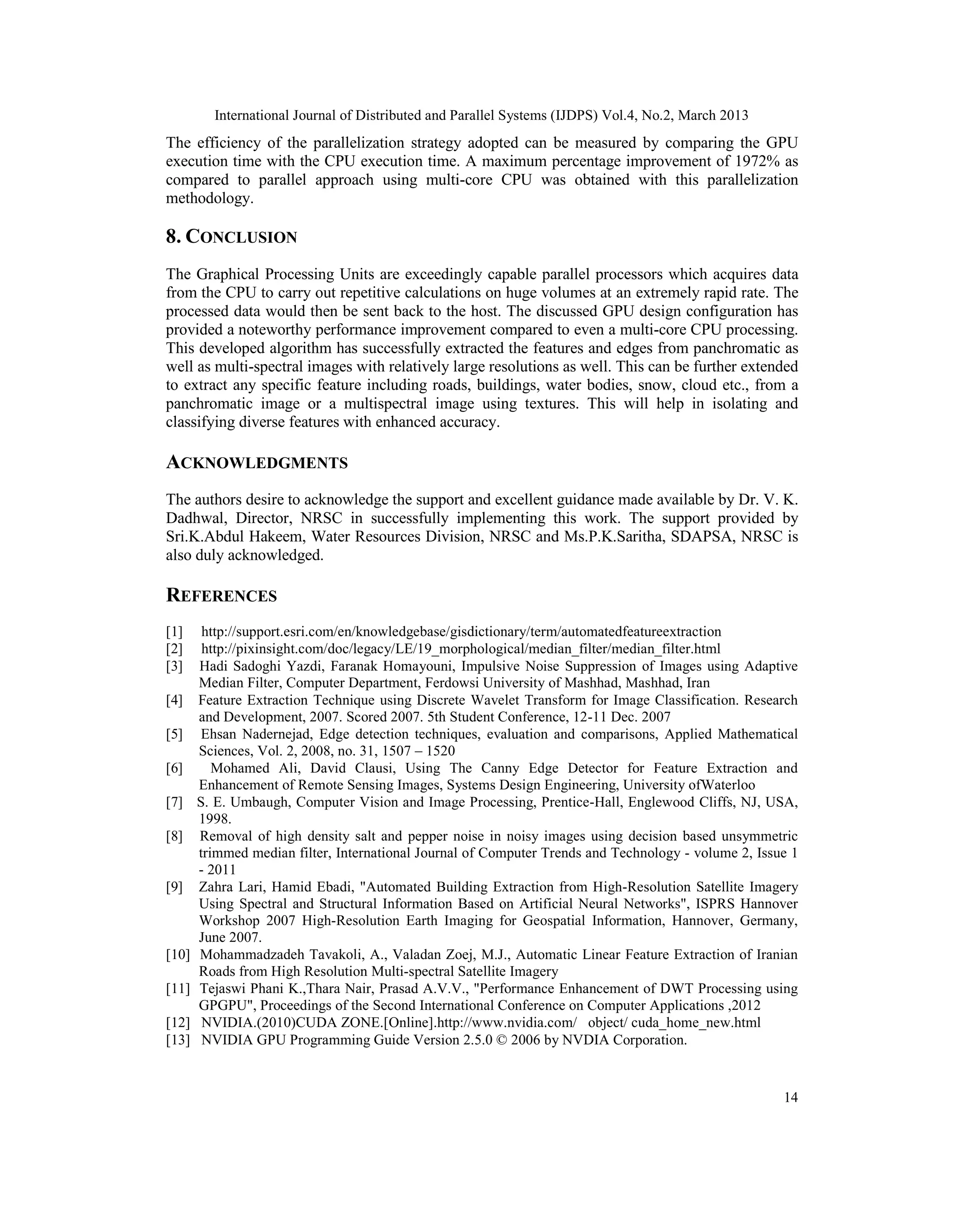 Gpu Accelerated Automated Feature Extraction From Satellite Images Pdf