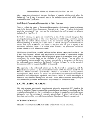 A Cooperative Peer Clustering Scheme for Unstructured Peer-to-Peer Systems | PDF