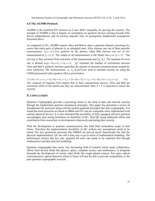 Cryptography from Quantum Mechanical Viewpoint | PDF