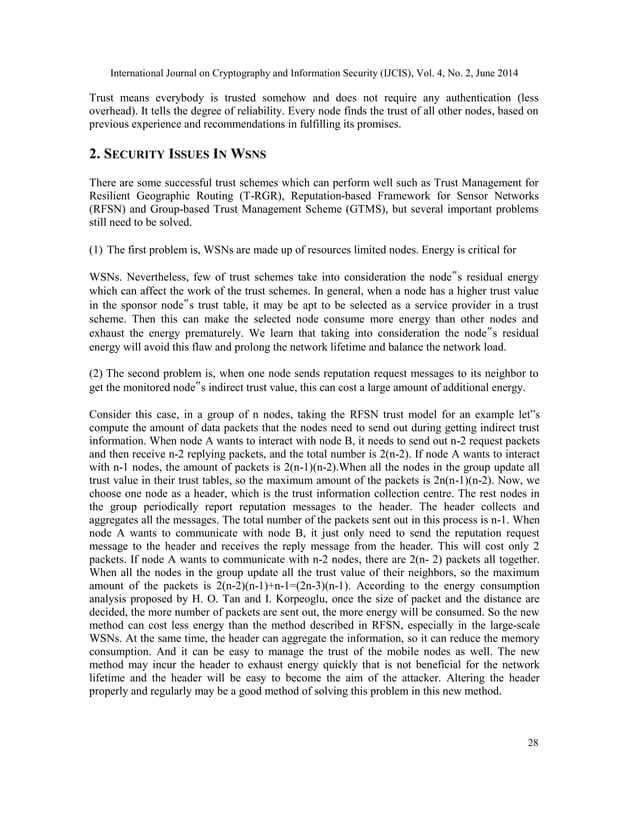 Secure Routing Path Using Trust Values For Wireless Sensor Networks Pdf