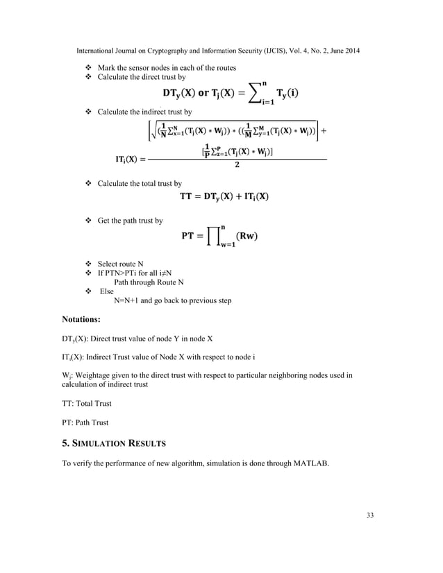 Secure Routing Path Using Trust Values for Wireless Sensor Networks | PDF