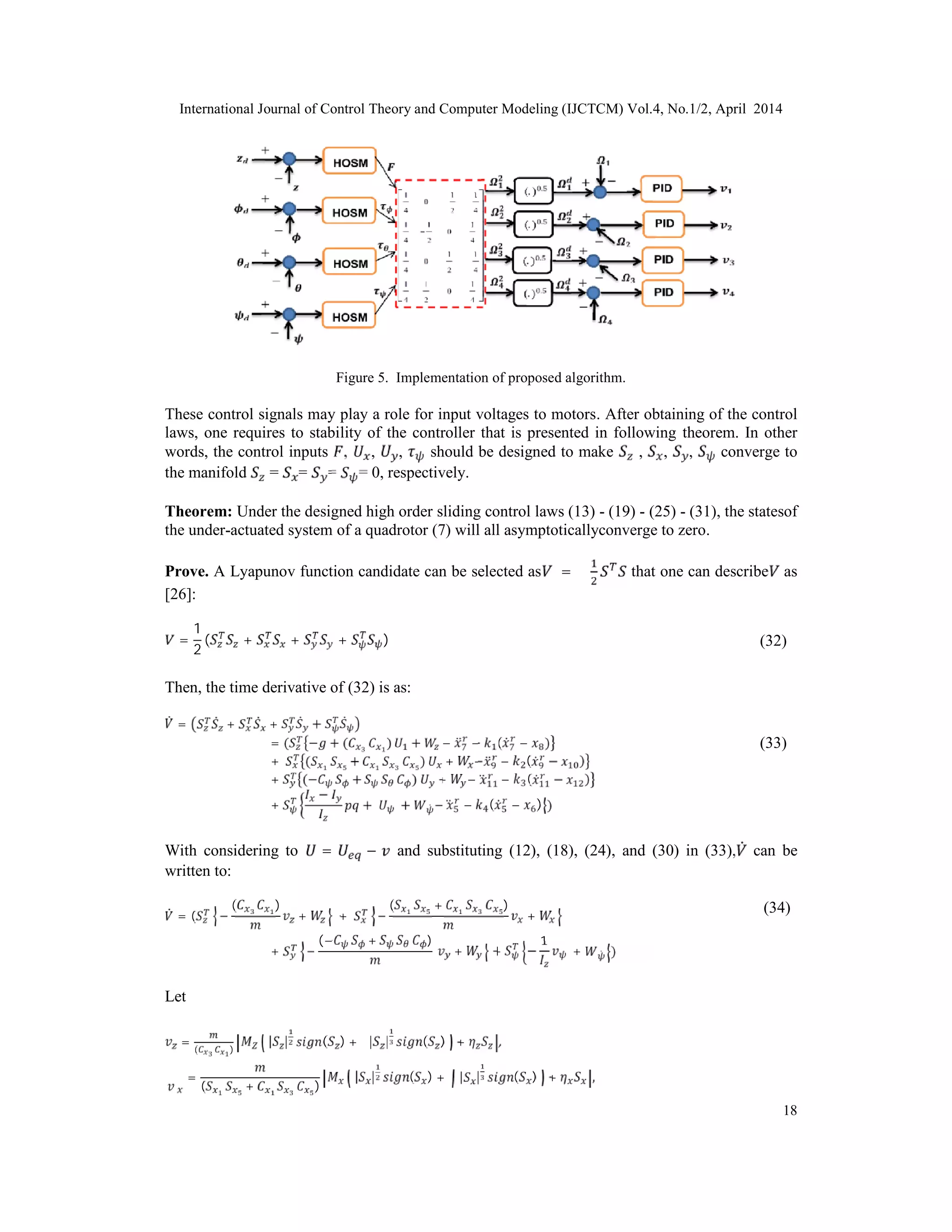 Robust Second Order Sliding Mode Control for A Quadrotor Considering Motor Dynamics | PDF