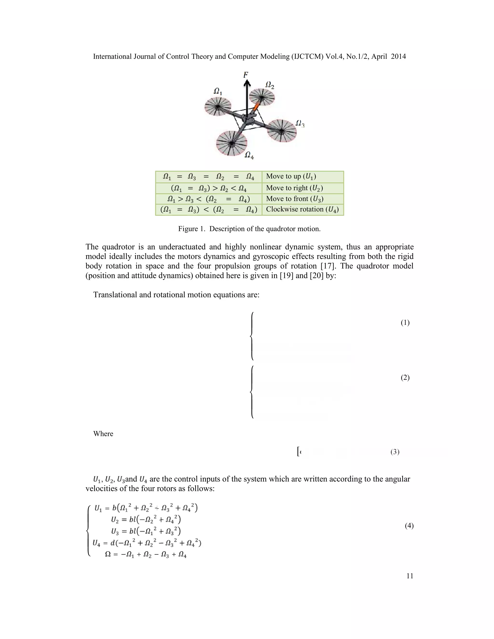 Robust Second Order Sliding Mode Control for A Quadrotor Considering Motor Dynamics | PDF