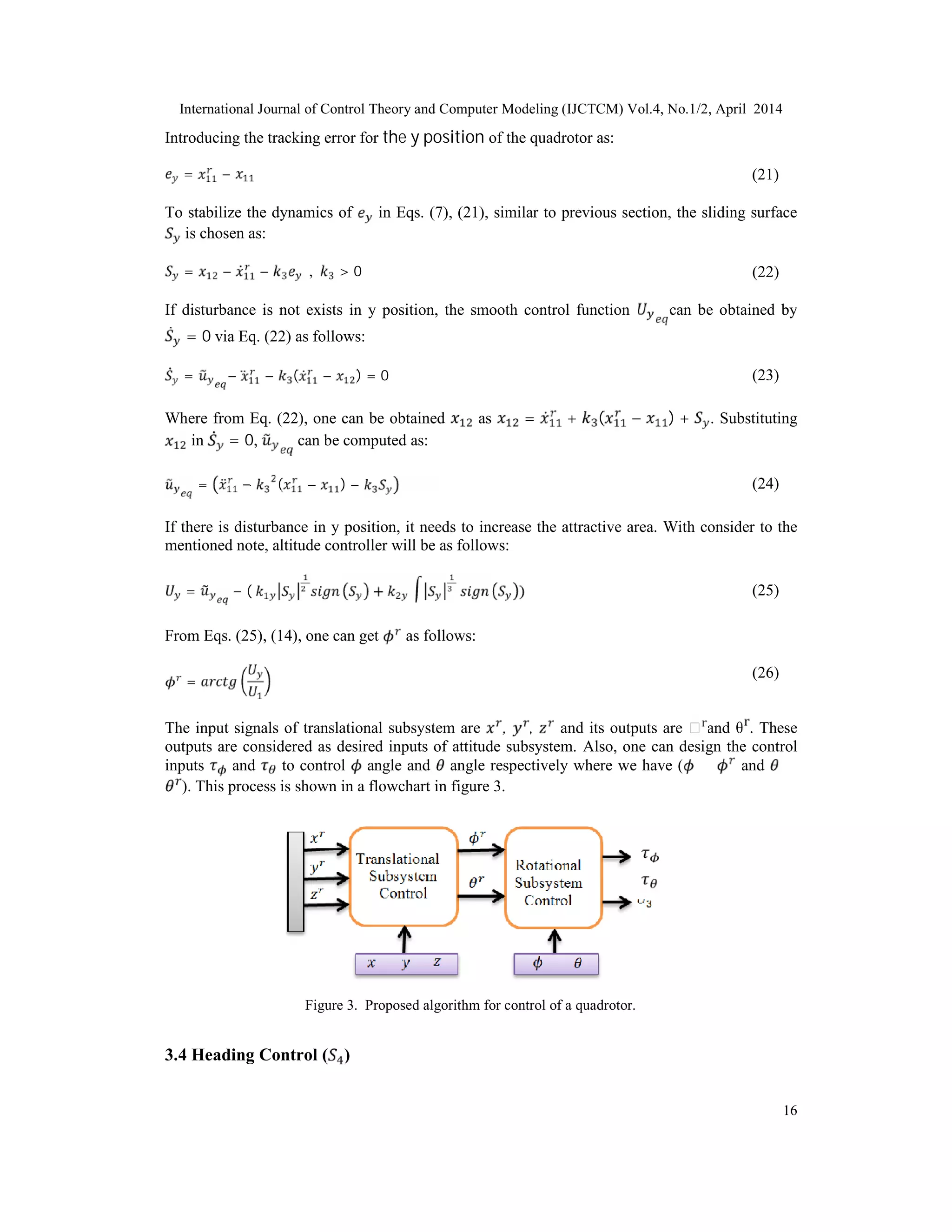 Robust Second Order Sliding Mode Control for A Quadrotor Considering Motor Dynamics | PDF