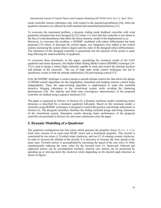 Robust Second Order Sliding Mode Control for A Quadrotor Considering Motor Dynamics | PDF