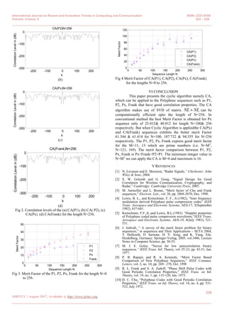 Performance Assessment of Polyphase Sequences Using Cyclic Algorithm | PDF | Chemistry | Science