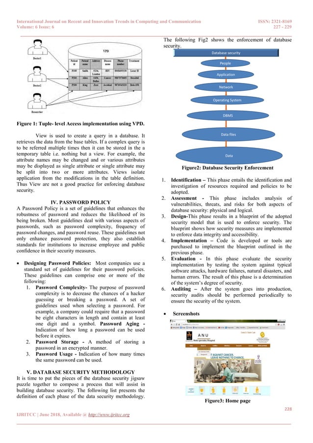 Safeguarding Data Privacy by Placing Multi-level Access Restrictions | PDF | Databases ...