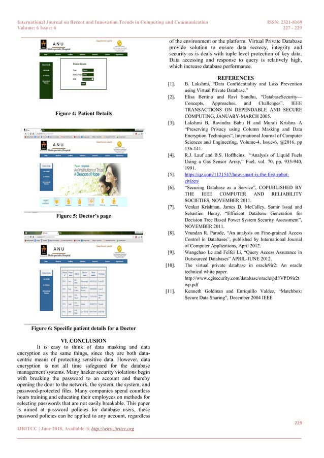 Safeguarding Data Privacy by Placing Multi-level Access Restrictions | PDF | Databases ...