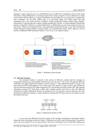 Randomized QR-code scanning for a low-cost secured attendance system | PDF