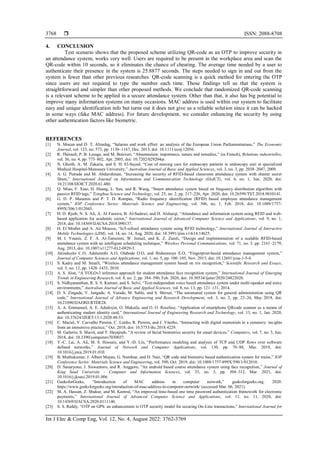 Randomized QR-code scanning for a low-cost secured attendance system | PDF