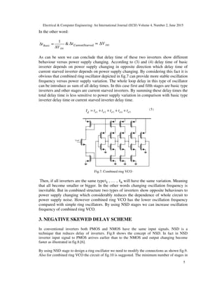 COMBINED SKEWED CMOS RING OSCILLATOR | PDF