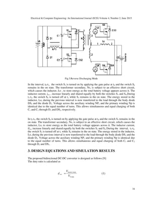 SIMULATION OF A BI-DIRECTIONAL DC-DC CONVERTER FOR PV APPLICATIONS | PDF
