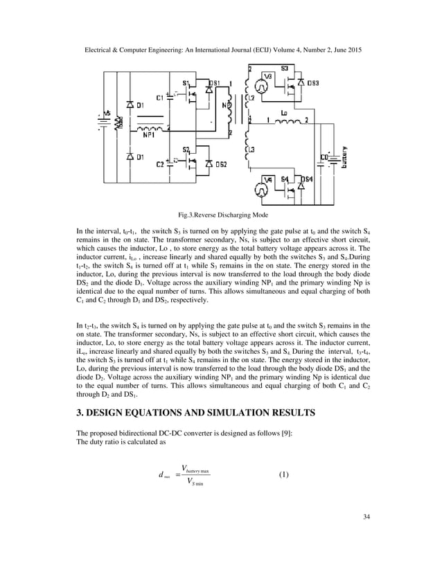 SIMULATION OF A BI-DIRECTIONAL DC-DC CONVERTER FOR PV APPLICATIONS | PDF