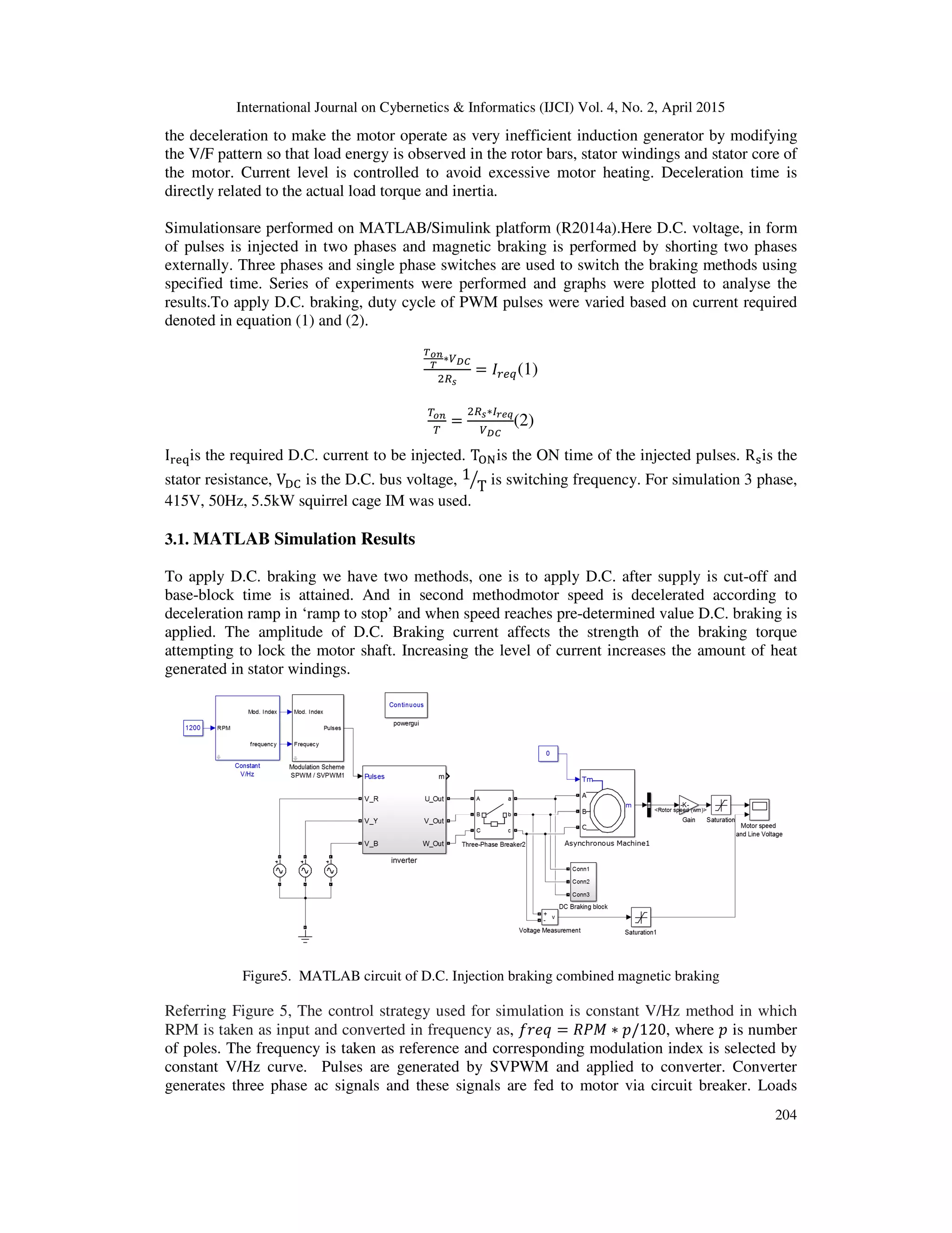 SURVEY OF CONVENTIONAL &NEW GENERATION ADVANCED D.C.BRAKING SYSTEM OF 3-PHASE SQUIRREL CAGE ...