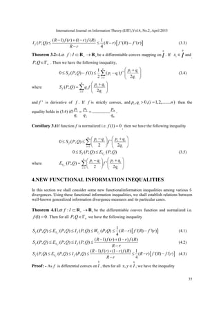 Some Generalized I nformation Inequalities | PDF