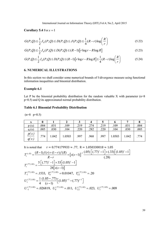 Some Generalized I nformation Inequalities | PDF