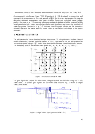 PERFORMANCE EVALUATION ON UNIPOLAR PWM STRATEGIES FOR THREE PHASE DIODE CLAMPED MULTILEVEL ...