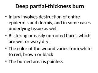 Pediatric burn is the leading cause of death in children - | PPT