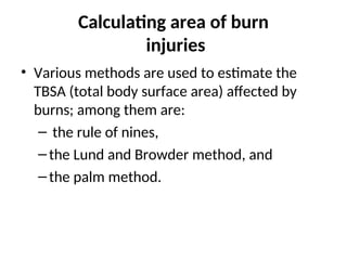Pediatric burn is the leading cause of death in children - | PPT